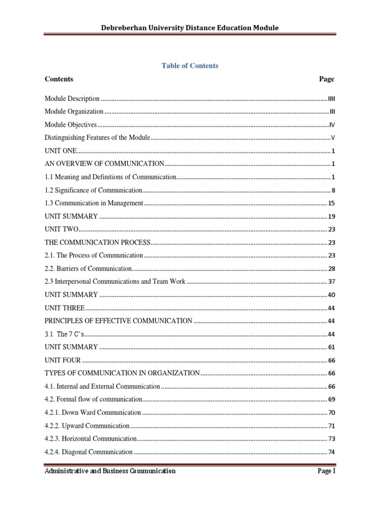 Andministrative & Business Communication Module | PDF | Communication | Information