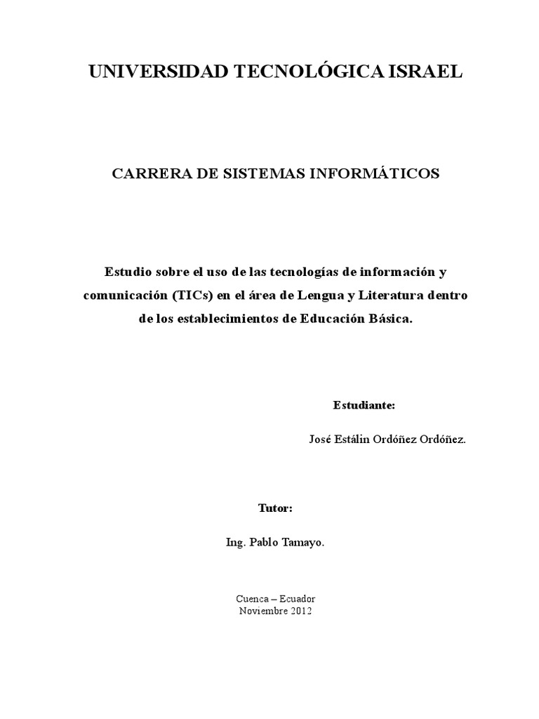 Tics Definición | PDF | Microsoft | Aprendizaje