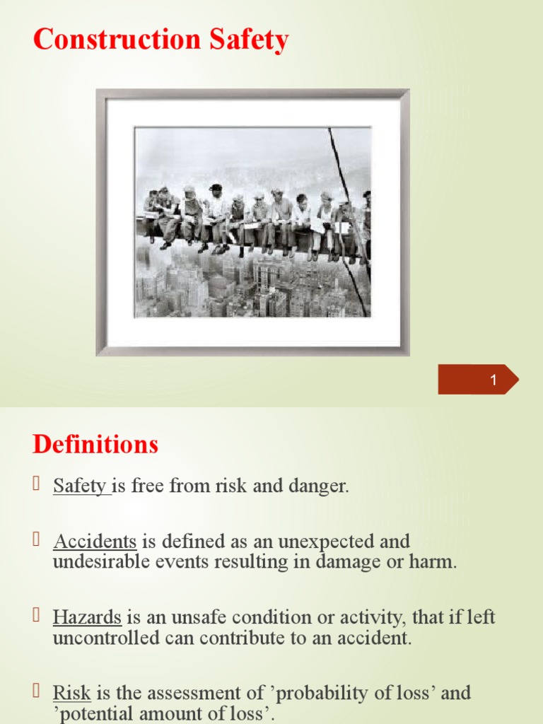 Construction Safety | PDF | Hazards | Safety