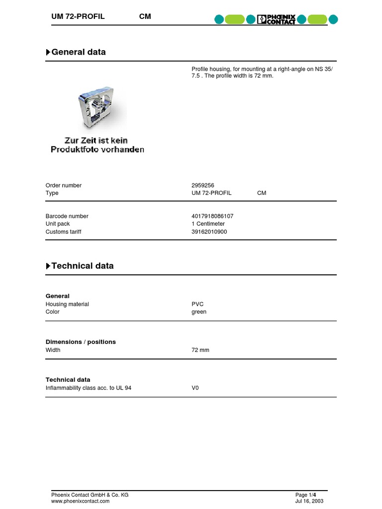 Side Element Um72 - 2959256 | PDF | Computing