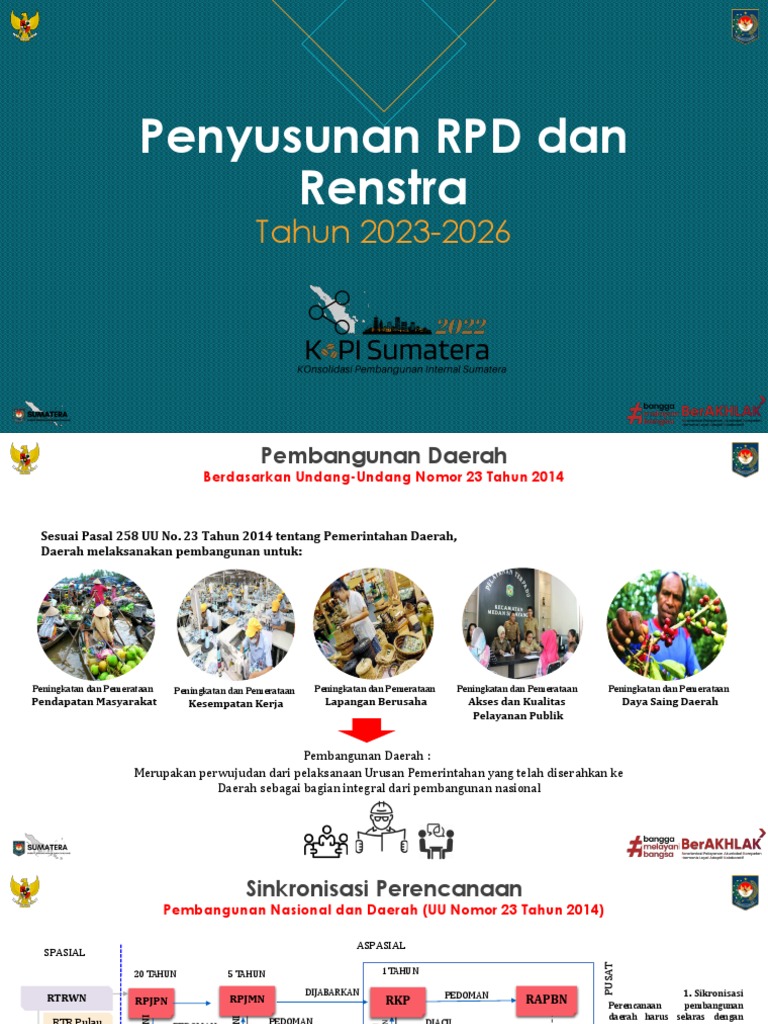SOSIALISASI PENYUSUNAN RPD & RENSTRA 2023-2026 | PDF