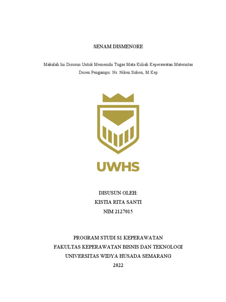 Senam Dismenore | PDF
