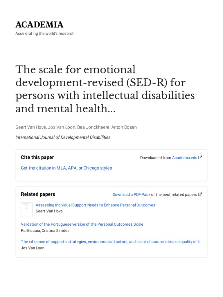 Vandevelde Morisse Et Al IJDD 2014 - SED-R-with-cover-page-v2 | PDF ...