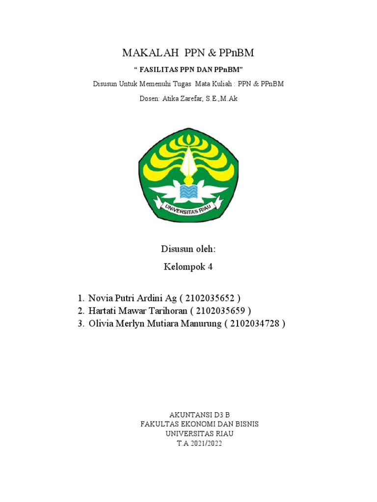 MAKALAH PPN Dan PPN BM | PDF