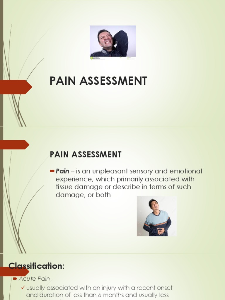 Pain Assessment | PDF | Pain | Blood Pressure
