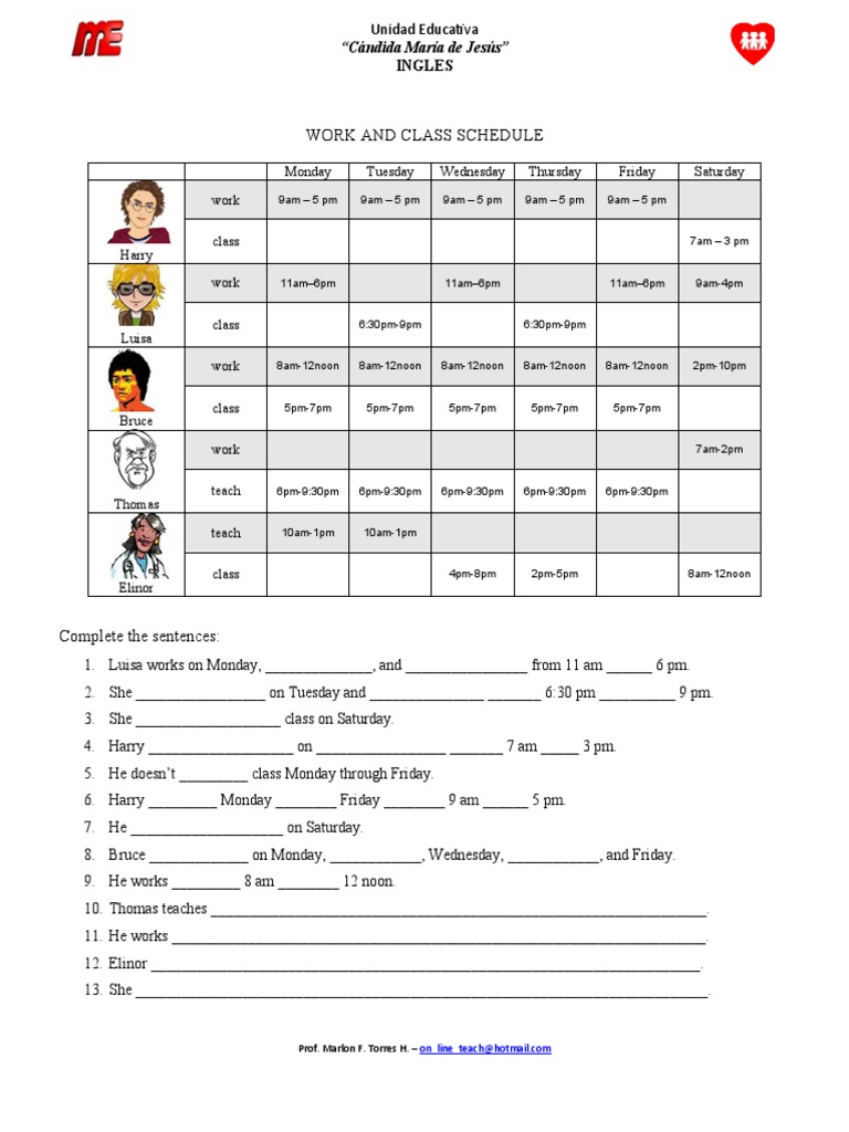 Daily Routines Fun Activities Games - 40429 | PDF