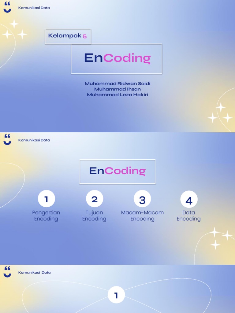 Pengantar Encoding Data | PDF