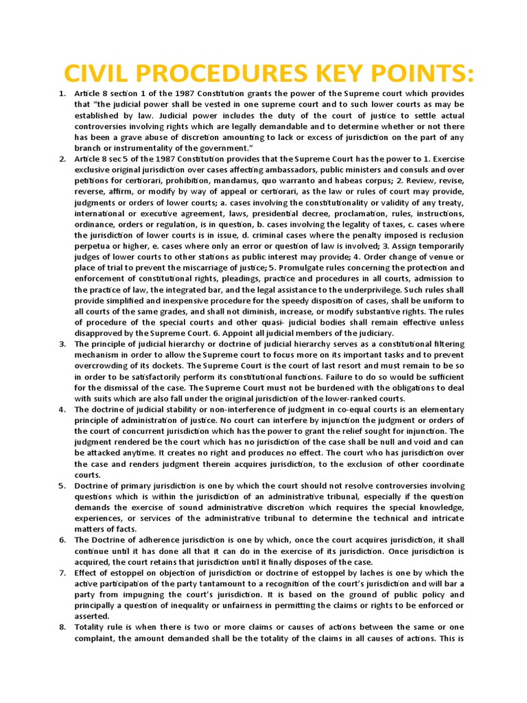 Article 8 Section 1 of The 1987 Constitution Grants The Power of The ...