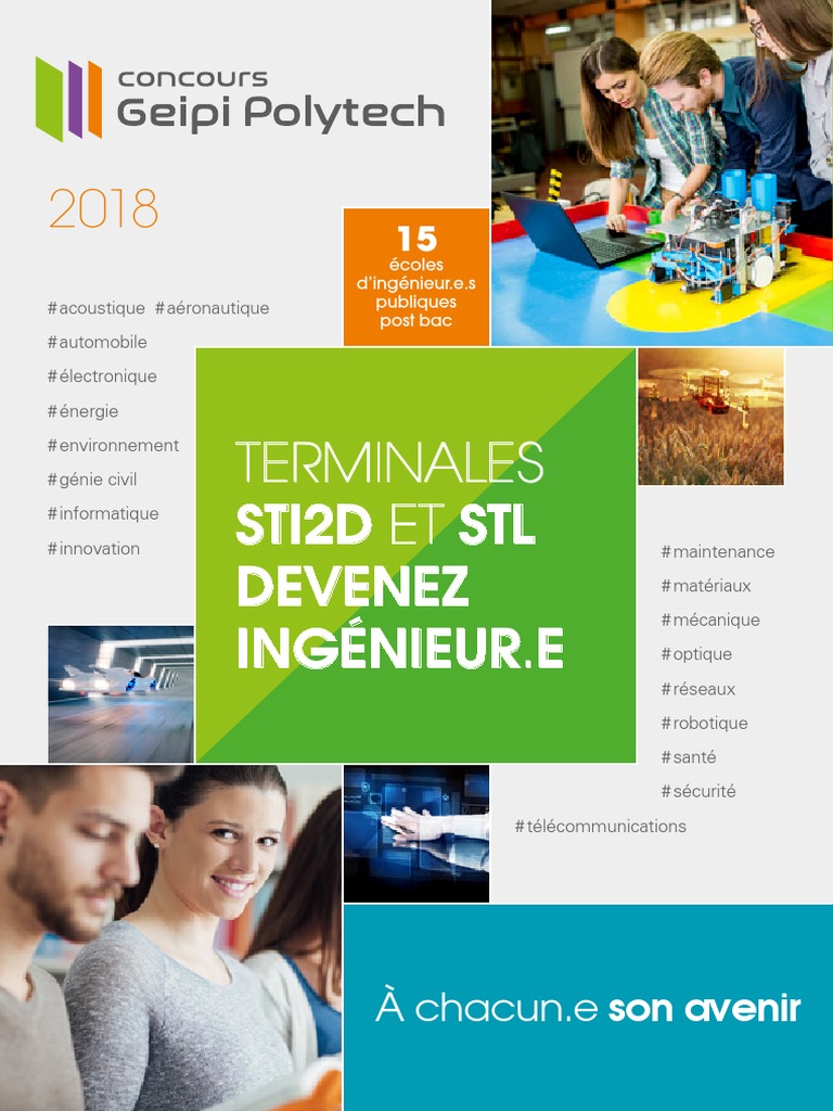 Plaquette Sti2d 2017-2018 | PDF | Ingénieur | Sciences physiques