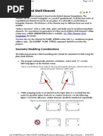 Engineers' Guide to SHELL181 | PDF | Elasticity (Physics) | Stress (Mechanics)