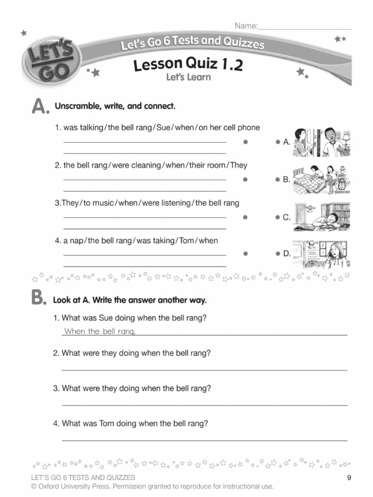 Let S Go 6 Quiz 1 2 | PDF