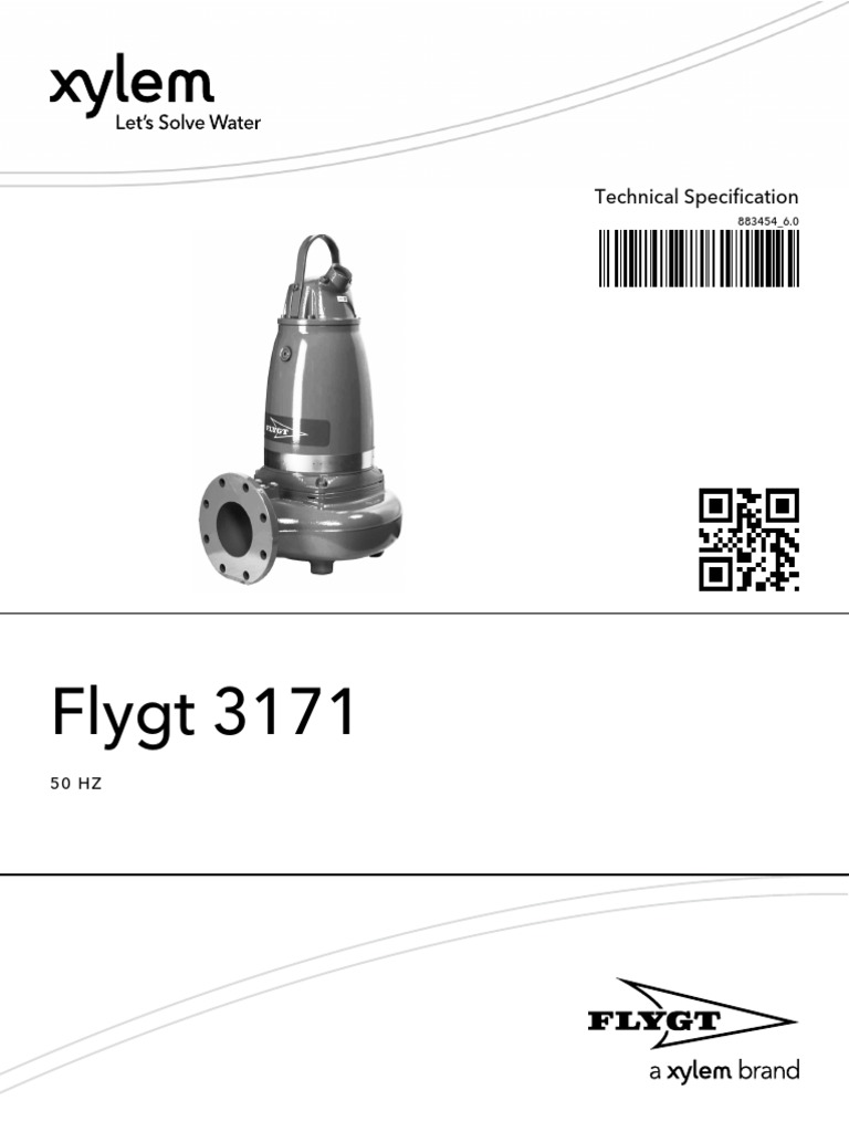 6.0 - en-US - 2019-01 - TS - Flygt 3171 | PDF | Electric Motor | Pump