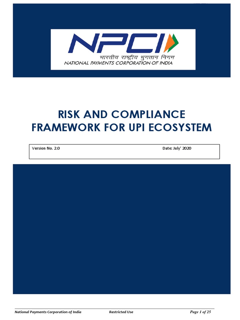 Risk and Compliance Framework - v2 - July20 | PDF | Personal ...