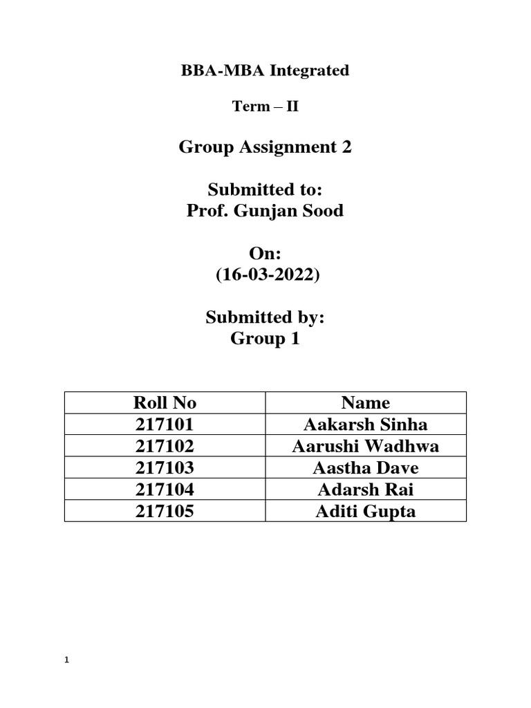 Group 1 - GA - 2 | PDF | Computers