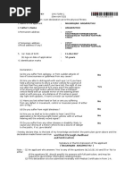 Vien Pharma Application & Interview Form | PDF