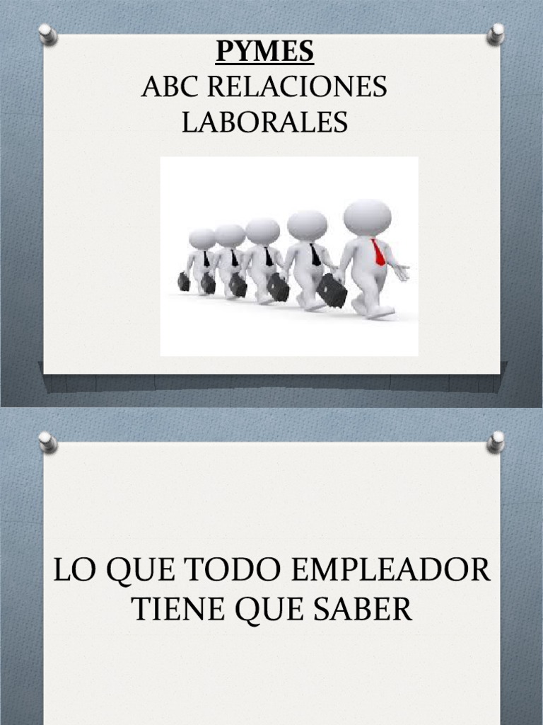 ABC de Las Relaciones Laborales para Pymes | PDF