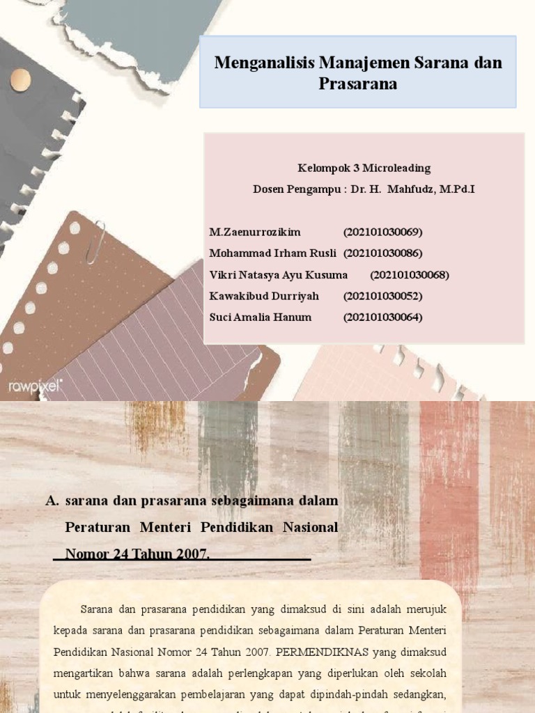 KEL 3 MICRO (Analisis M.Sarpras) | PDF