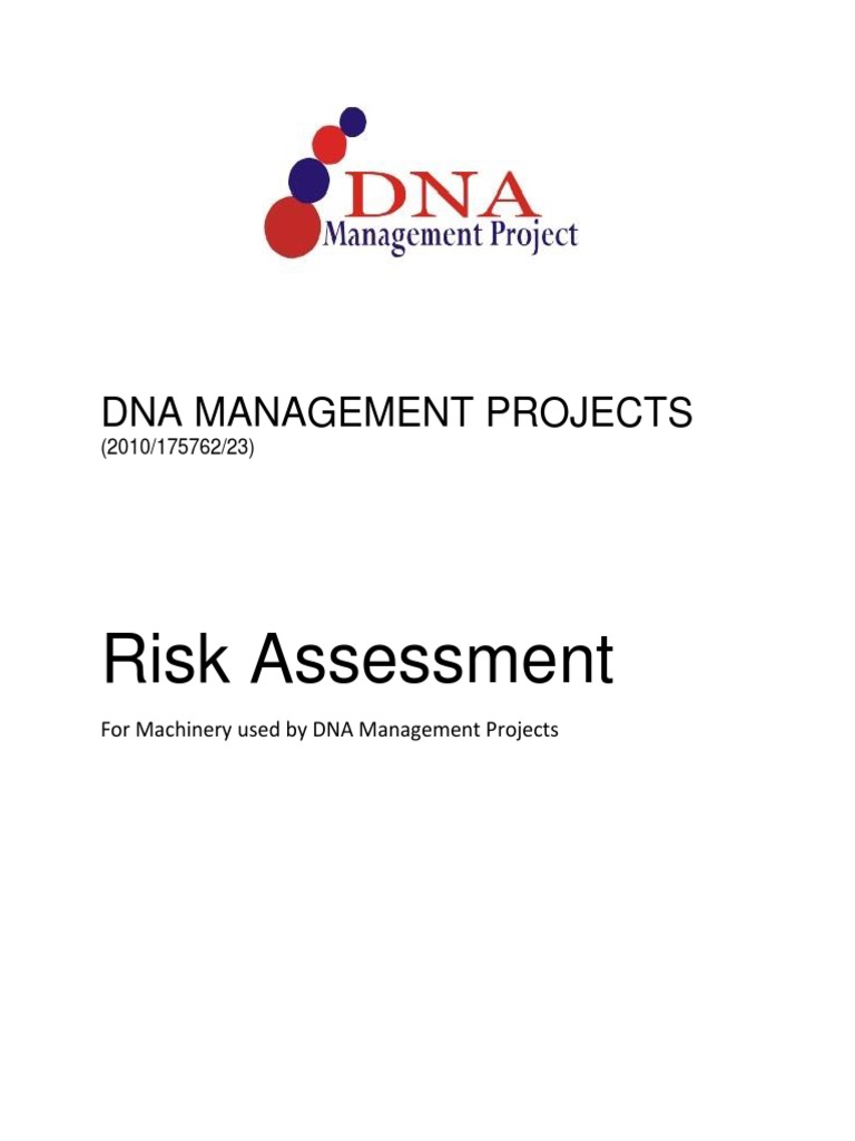 Machinery Risk Assessment Guide | PDF | Risk | Safety