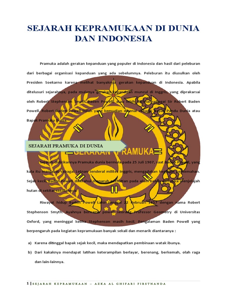 Tugas Pramuka Abang | PDF