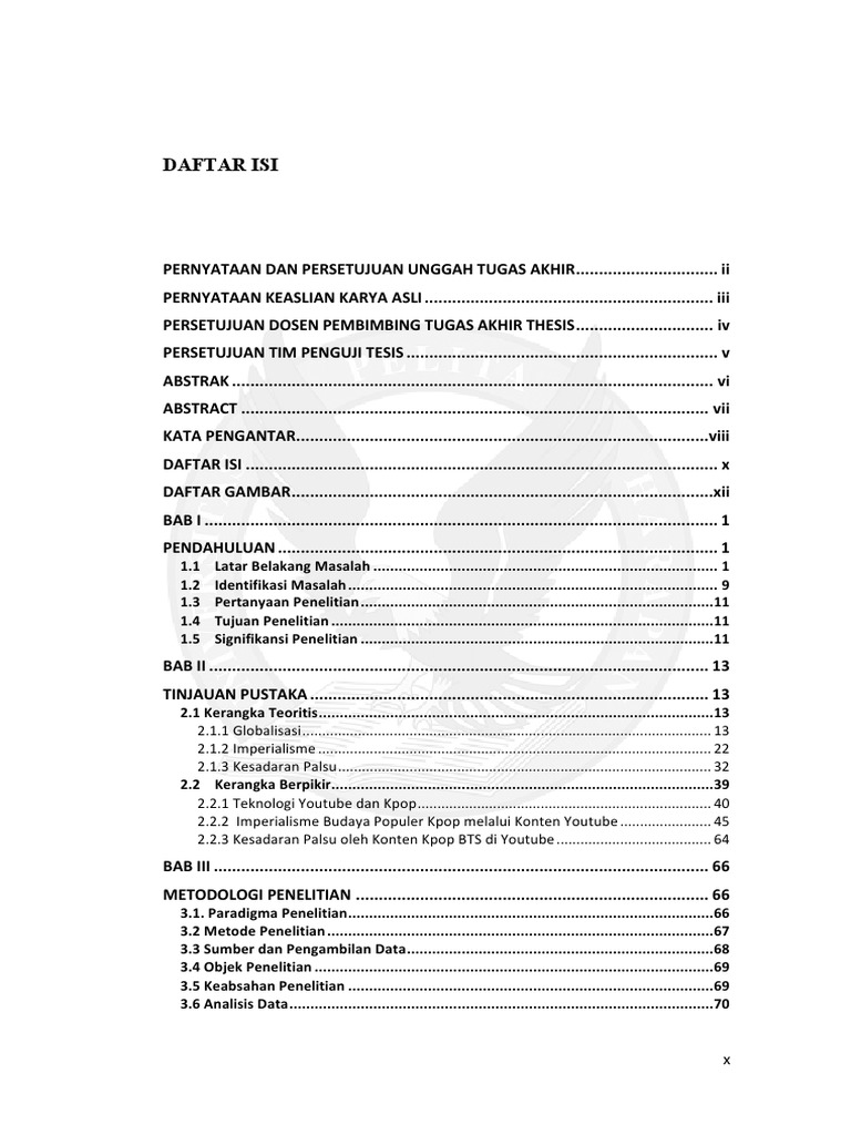 Daftar Isi | PDF