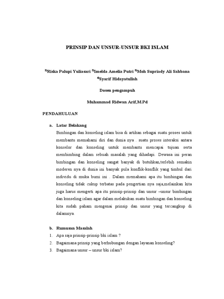 Artikel Pengantar Bki - Kel.11 PDF | PDF | Karier & Perkembangan | Pengembangan Diri