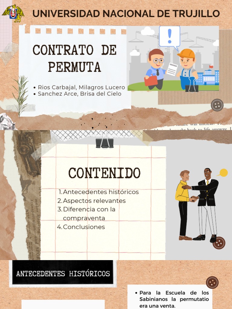 Contrato de Permuta - 220805 - 070142 | PDF | Derecho privado | Derecho ...