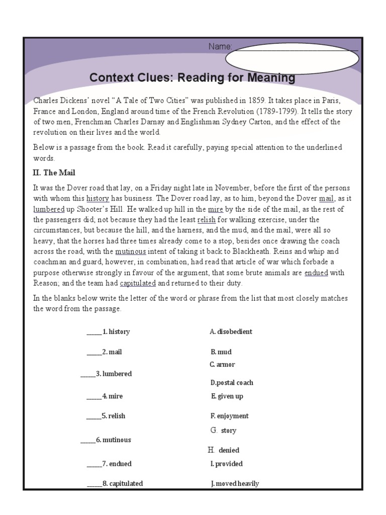 Reading Activities | PDF