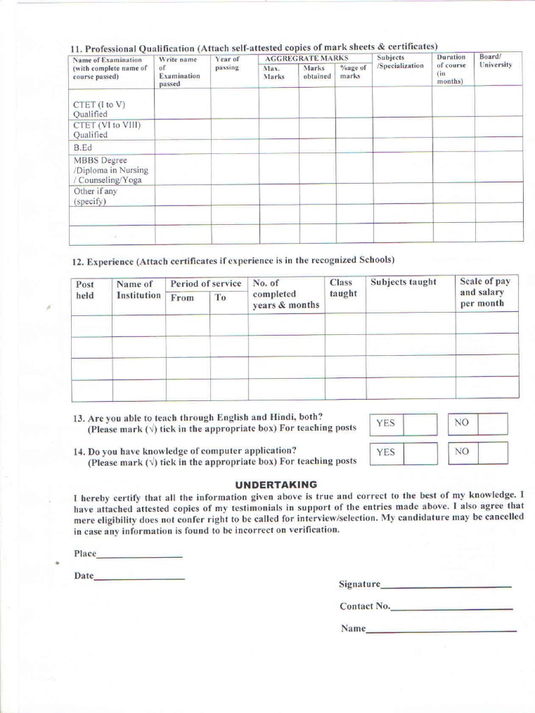 Application Form - 67 | PDF