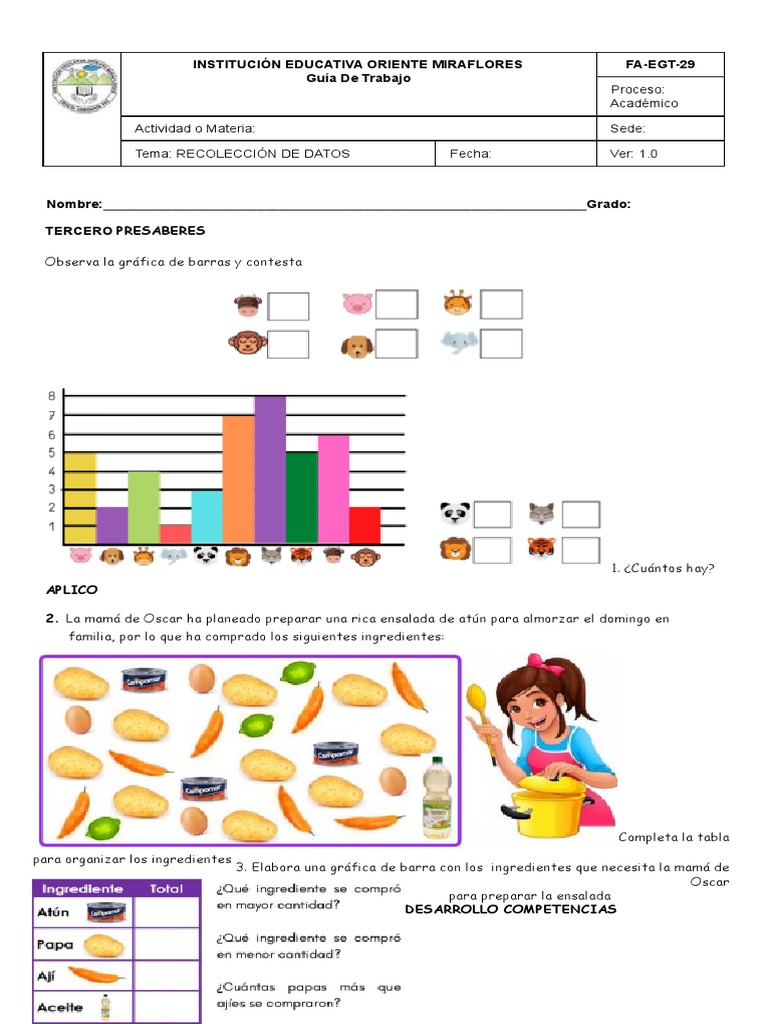 Guia 6 Organización de Datos | PDF
