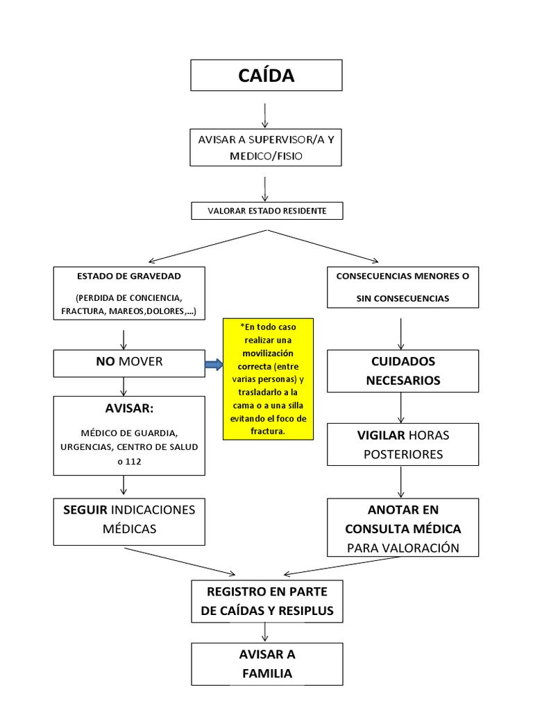 Protocolo Caídas | PDF