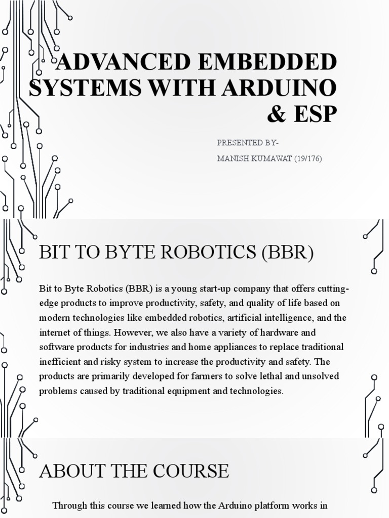 Industrial Training | PDF | Arduino | Embedded System