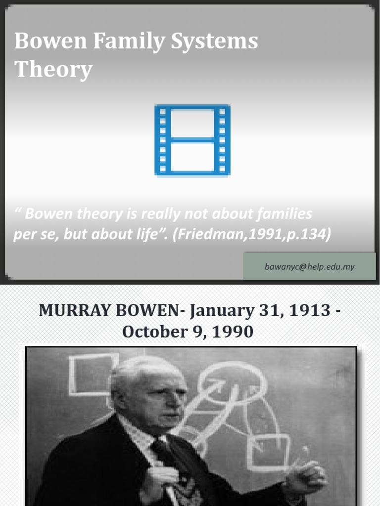 Bowen Family Systems Theory | PDF | Family Therapy | Psychotherapy