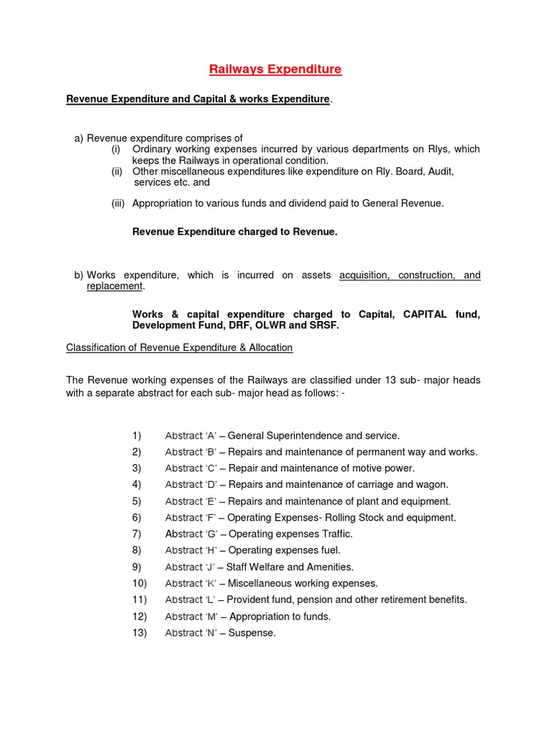 Classification of Expenditure - 0 | PDF | Expense | Debits And Credits