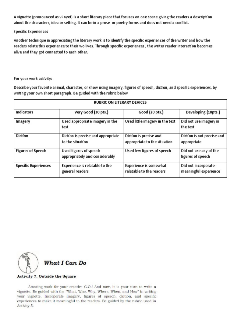 A Vignette | PDF | Linguistics
