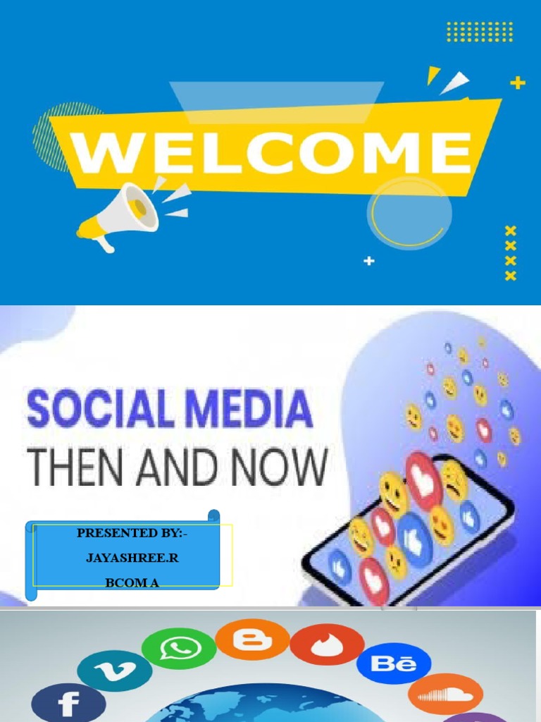 Social Media Then and Now | PDF