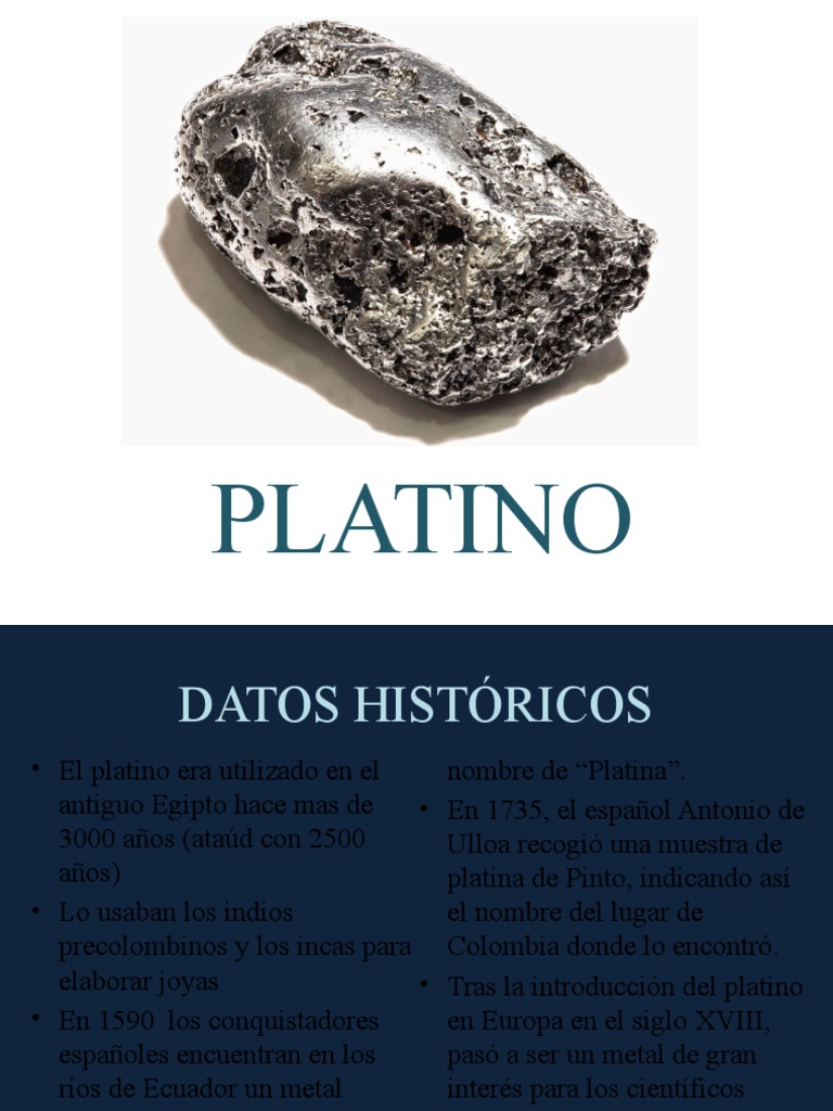 Platino | PDF | Platino | Rieles