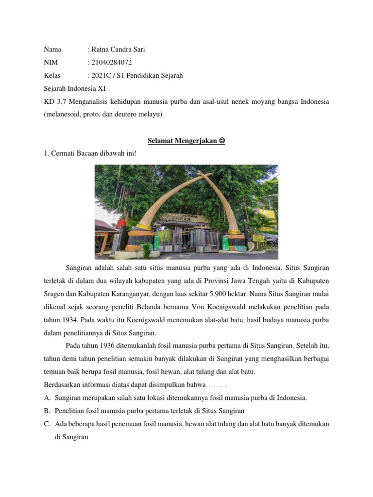 Selamat Mengerjakan | PDF