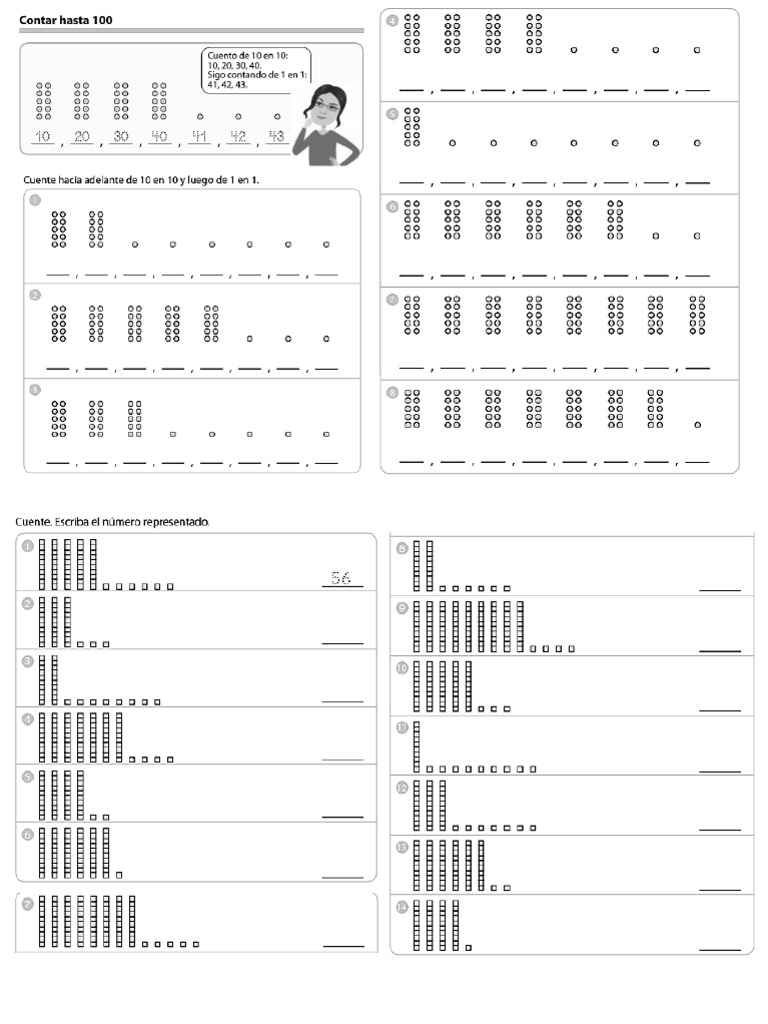 Guia Conteo 100 - Centenas - Hasta El Mil | PDF