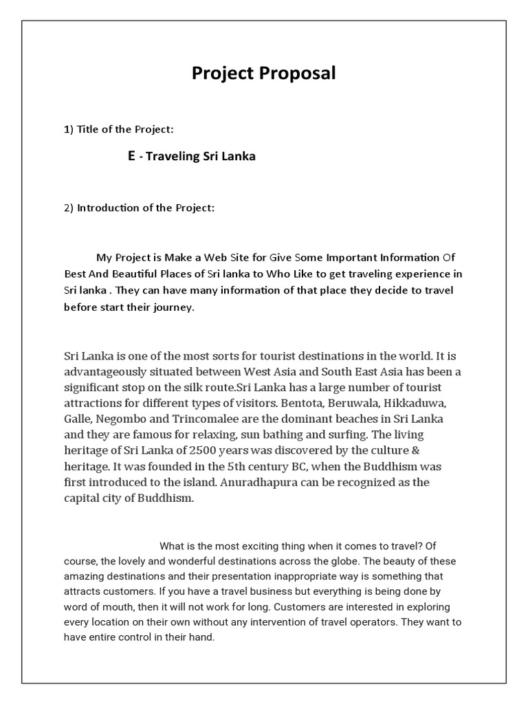 Project Proposal | PDF | Operating System | Computer Hardware