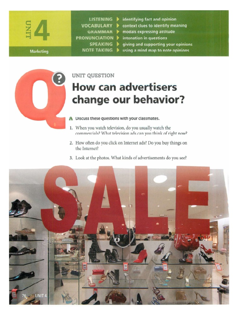 UNIT 4 Q Skills | PDF
