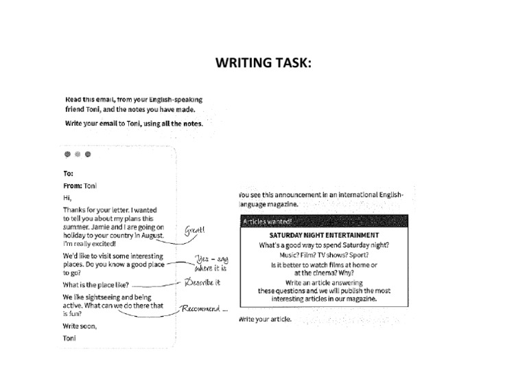 Writing Task | PDF