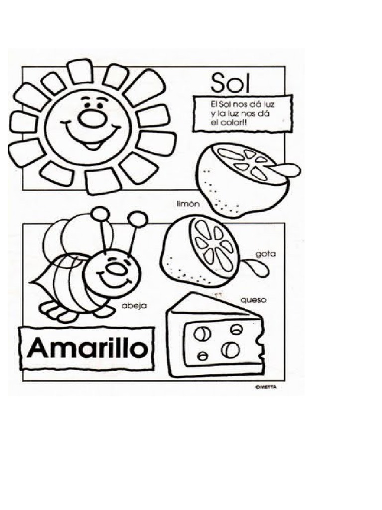 Colores Rojo y Amarillo | PDF