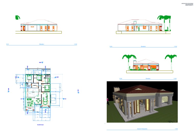 House Floor and Elevation Plans | PDF | Houses | Heritage Registers