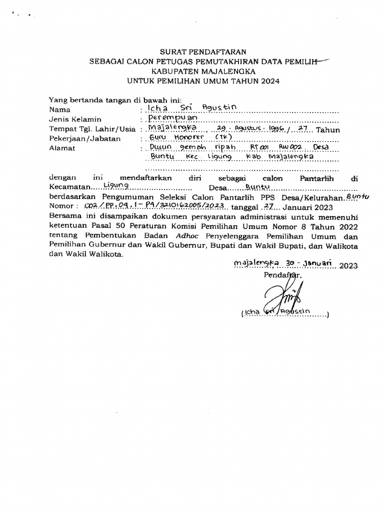 Icha Sri Agustin | PDF