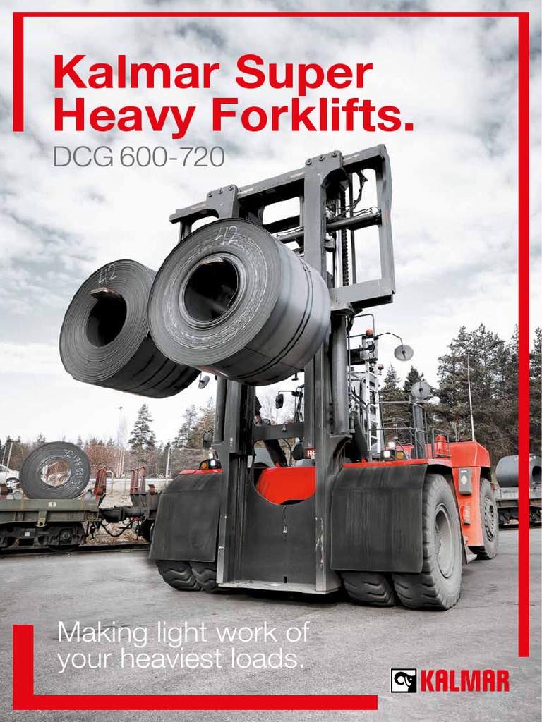 Kalmar Super Heavy Forklift DCG600-720 Brochure | PDF | Forklift | Truck