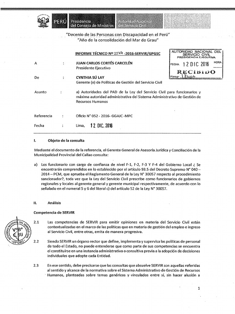 It - 2277 2016 Servir GPGSC | PDF | Gobierno local | Ciencias Políticas