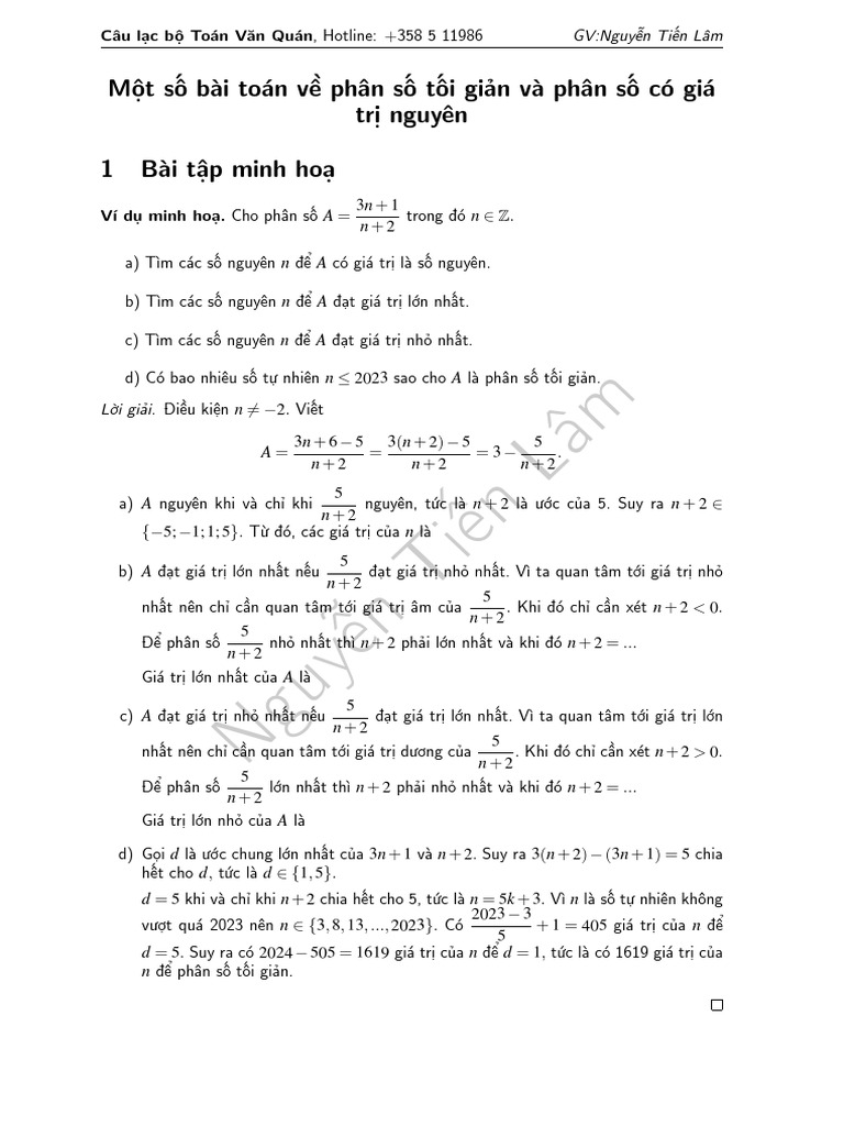 Bai Tap So Hoc Lop 6 So 12 | PDF