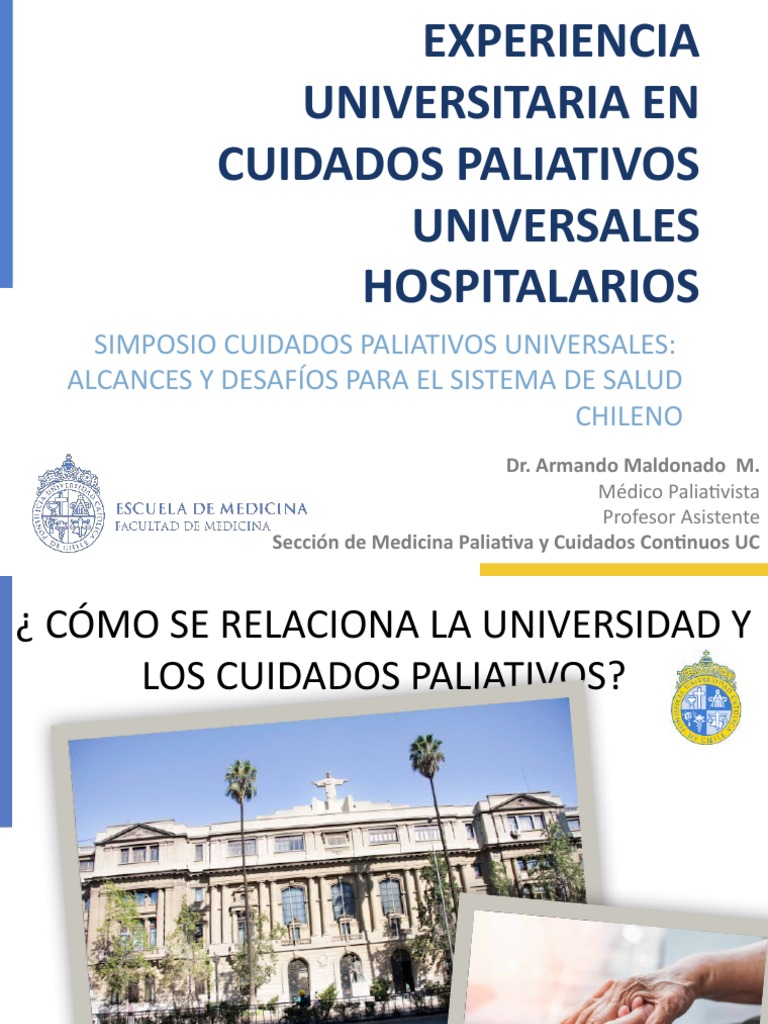 Simposio Cuidados Paliativos Universales: Alcances Y Desafíos para El ...