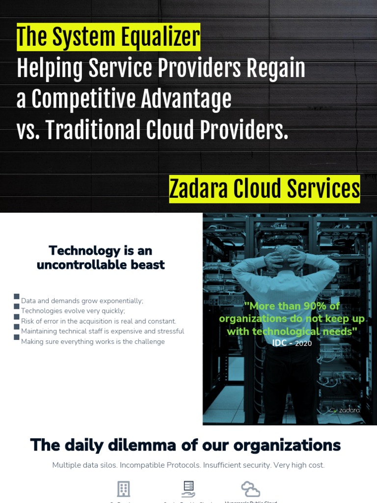Zadara Zcloud Master Deck | PDF | Cloud Computing | Solid State Drive