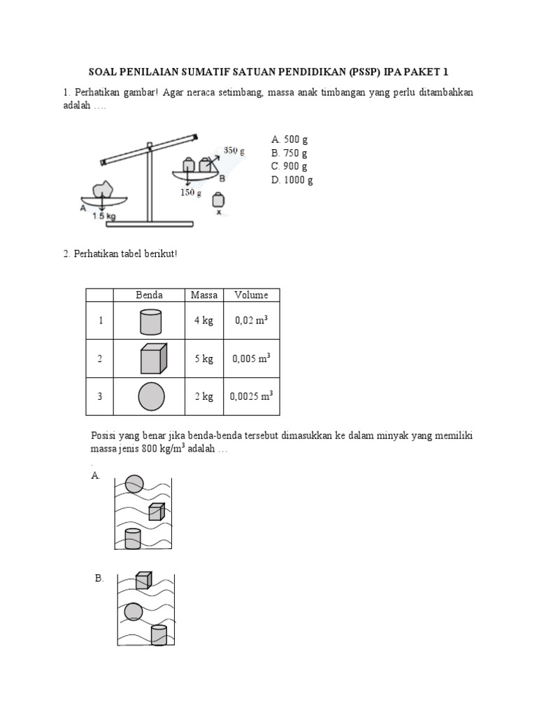 Soal Mapel IPA | PDF